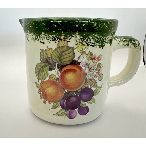 East Texas Pottery | Dining | East Texas Pottery Green Splatter ...